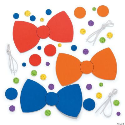 Button Bow Tie Craft Kit - Oriental Trading - Discontinued
