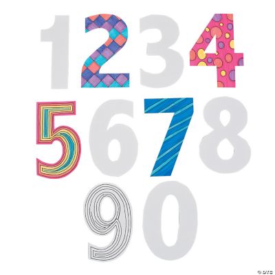 DIY Number Cutouts - Discontinued