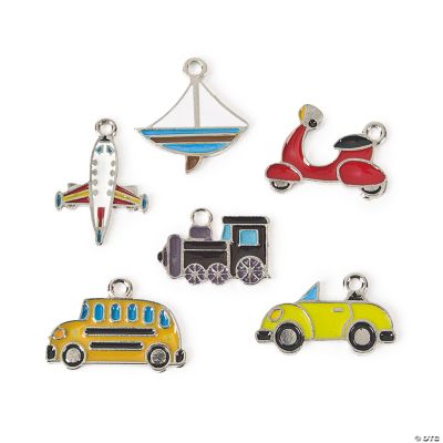 Transportation Enamel Charms - Discontinued