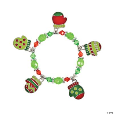 Mitten Enamel Charm Bracelet Craft Kit - Discontinued