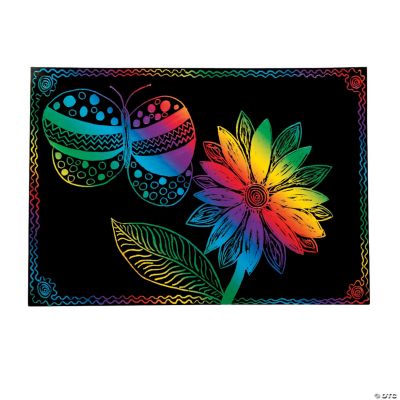 Magic Color Scratch Medium Sheets - 12 Pc.