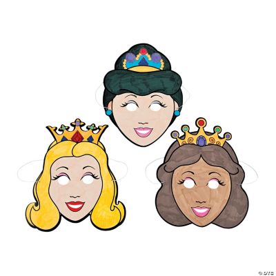 Color Your Own Princess Masks - Discontinued