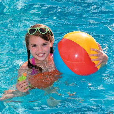 Inflatable 9" Classic Medium Beach Balls - Toys - 12 Pieces ...