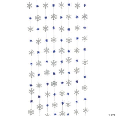 Snowflake String Decorations - 12 Pc. - Discontinued