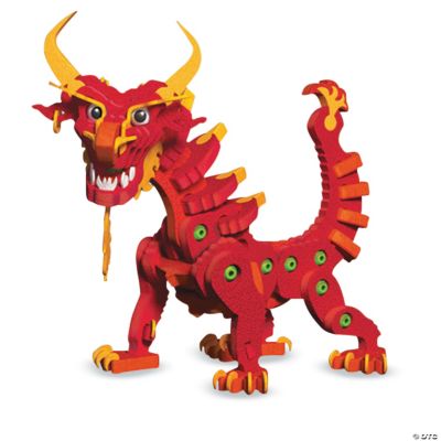 Aqua & Pyro Dragon Set, Building Sets, Creative Construction - Mindware