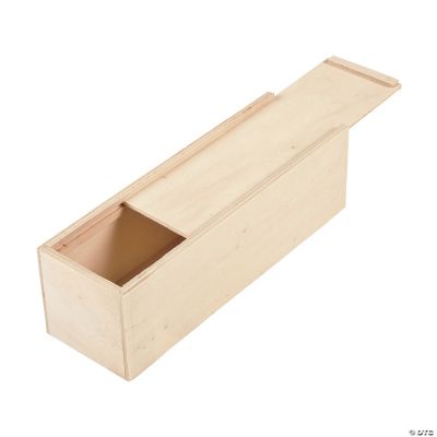 DIY Wood Pencil Boxes - Oriental Trading - Discontinued