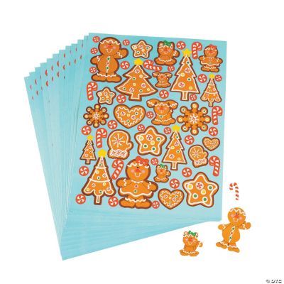 Gingerbread Cookie Stickers - Discontinued