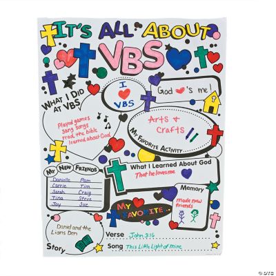 Color Your Own “All About VBS” Posters - Discontinued