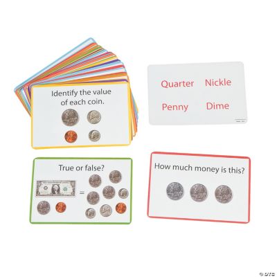 Double-Sided Math Money Cards - Discontinued