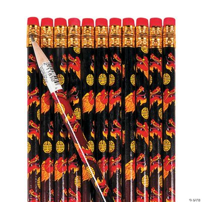 Dragon Print Pencils - Discontinued