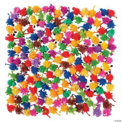 1 1/2" - 2" Mega Bulk 200 Pc. Mini Porcupine Solid Color Vinyl ...