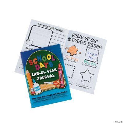 School Days End-of-Year Journals - 12 Pc.