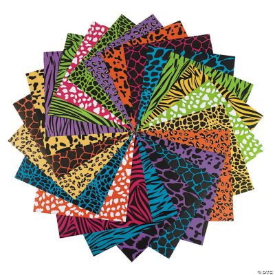 Colorful Animal Print Paper Pack - Discontinued