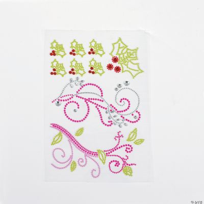 Christmas Gem Flourish Stickers - Discontinued