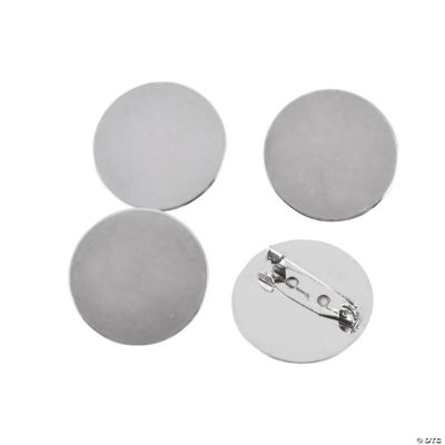 Flat Circle Pins | Oriental Trading