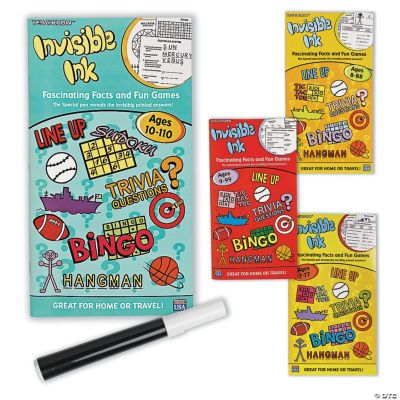 Invisible Ink Books: Set of 4 - Discontinued