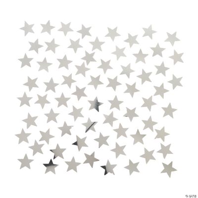 Silver Foil Star-Shaped Confetti | Oriental Trading