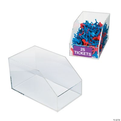 Acrylic Bins - 10" x 6" x 6" (10 pcs./case)