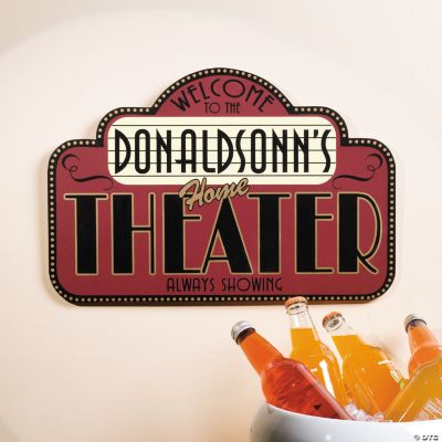 Movie Night “Welcome” Sign - Discontinued