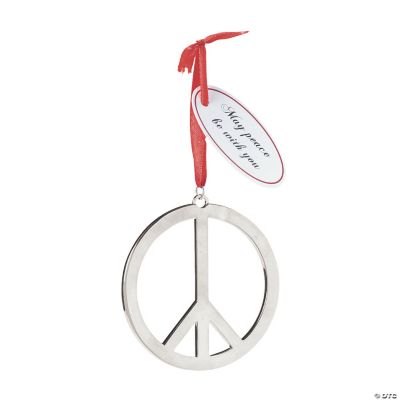 Peace Sign Christmas Ornaments - Discontinued