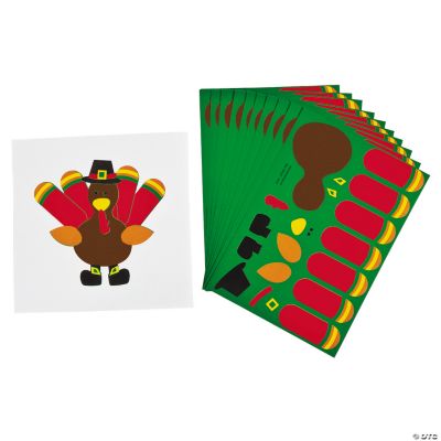 Turkey Stickers - Oriental Trading
