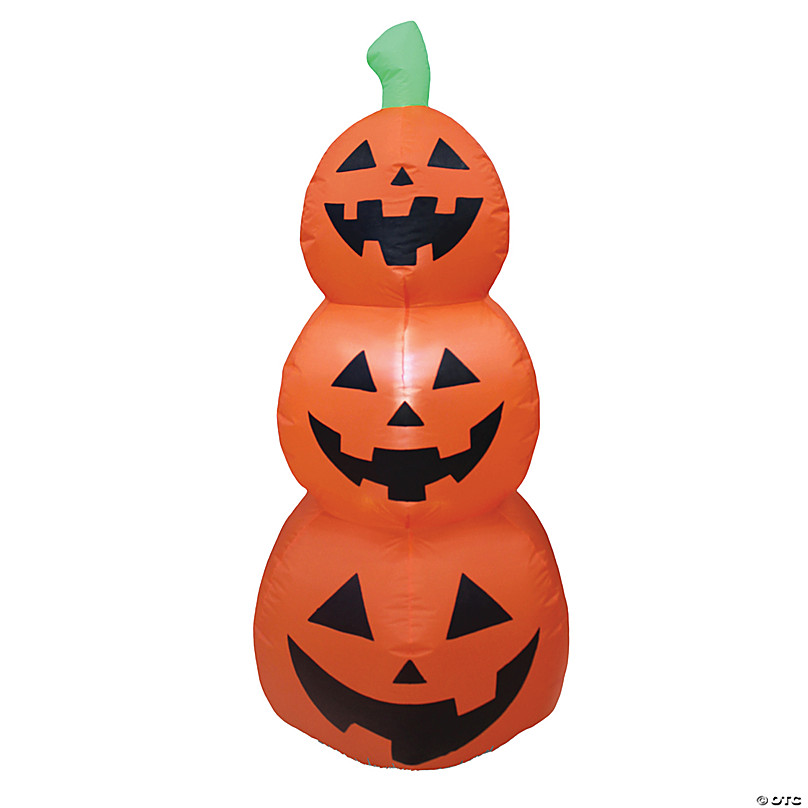 4' Inflatable Pumpkin Stack | Oriental Trading