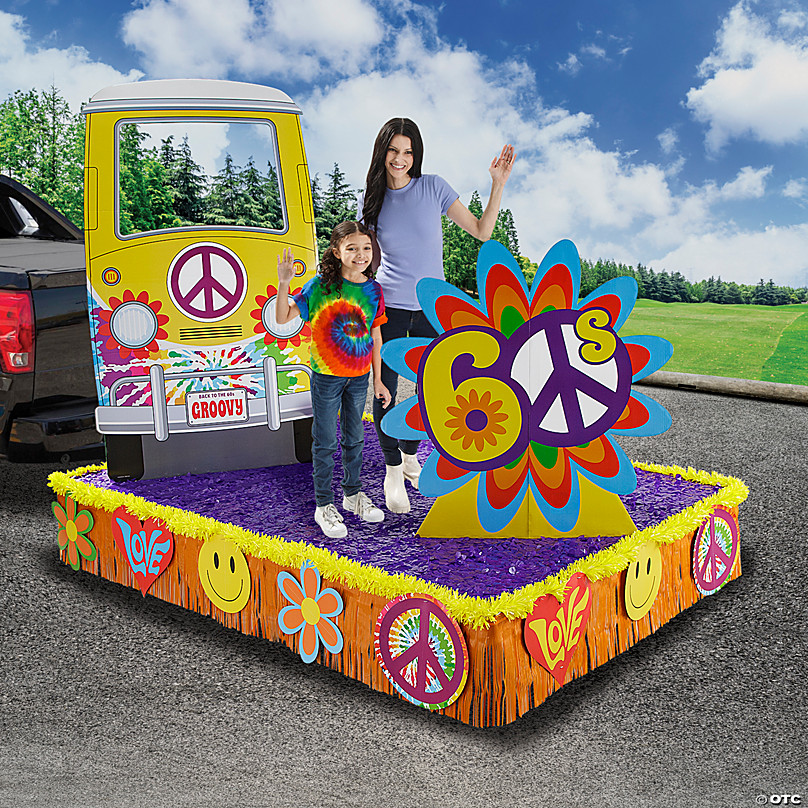 60s Van Parade Float Decorating Kit - 12 Pc. | Oriental Trading