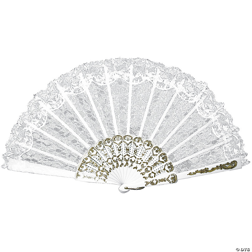 9" Lace Fan
