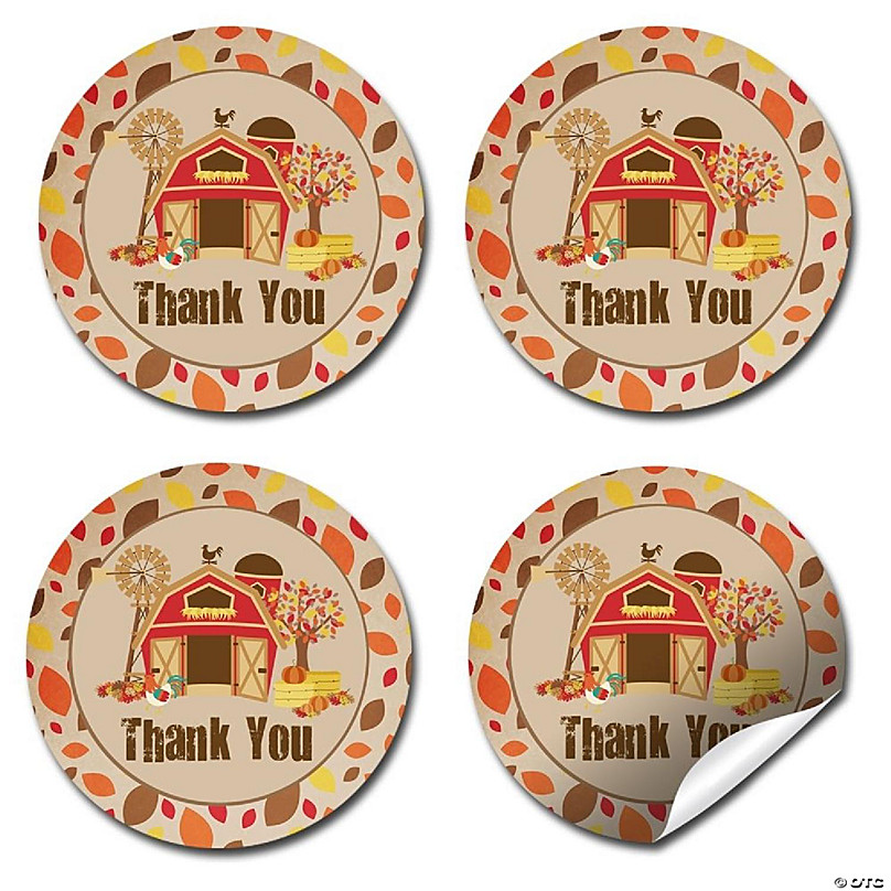 AmandaCreation Rustic Fall Barn Envelope Seals 40pc | Oriental Trading