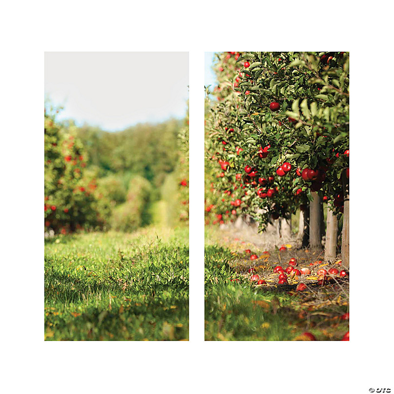 Apple Orchard Backdrop - 2 Pc. | Oriental Trading
