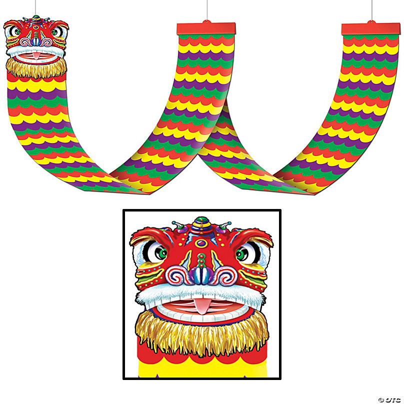 Beistle - Dragon Ceiling Decor - 6 Pack | Oriental Trading