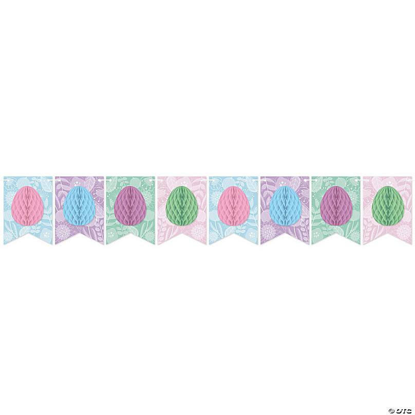 Beistle - Easter Tissue Egg Streamer - 12 Pack | Oriental Trading