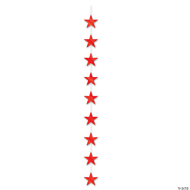 Beistle - Star Stringer - Red - 12 Pack | Oriental Trading