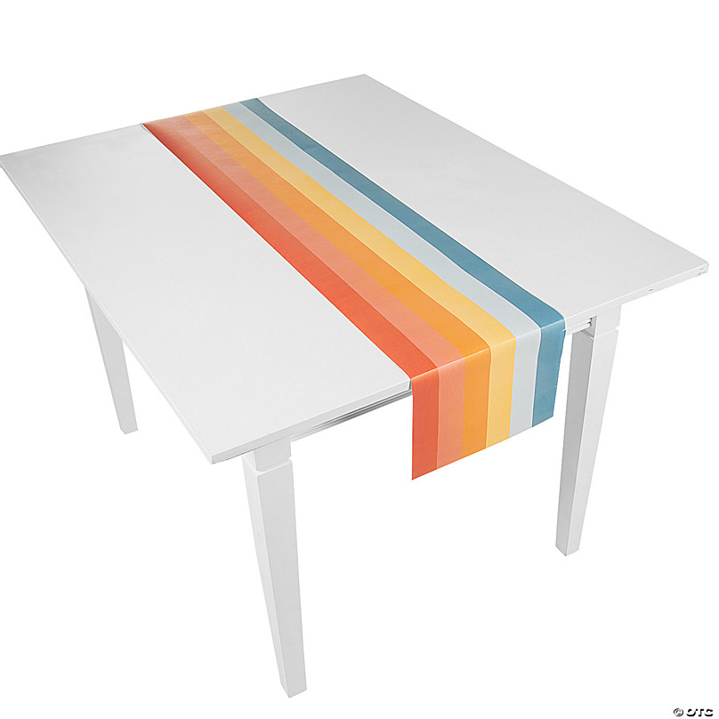 Boho Rainbow Paper Table Runner | Oriental Trading