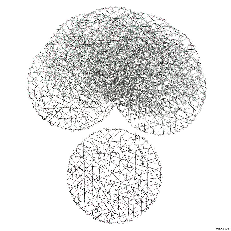 Bulk 24 Pc. Silver Metallic String Placemats | Oriental Trading