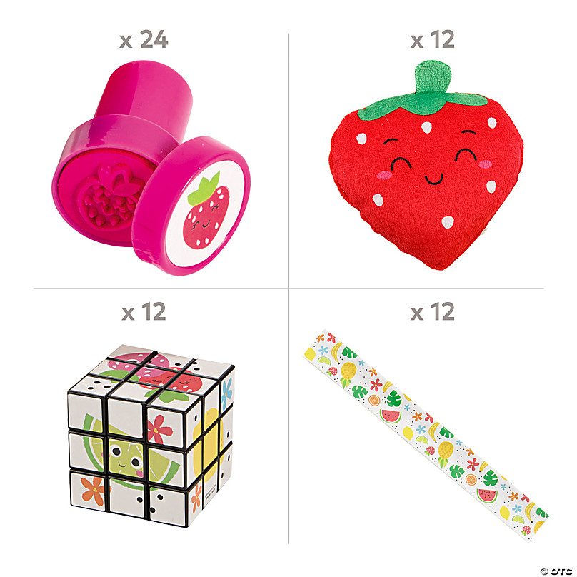 Bulk 60 Pc. Mini Fun Fruit Assortment Kit | Oriental Trading