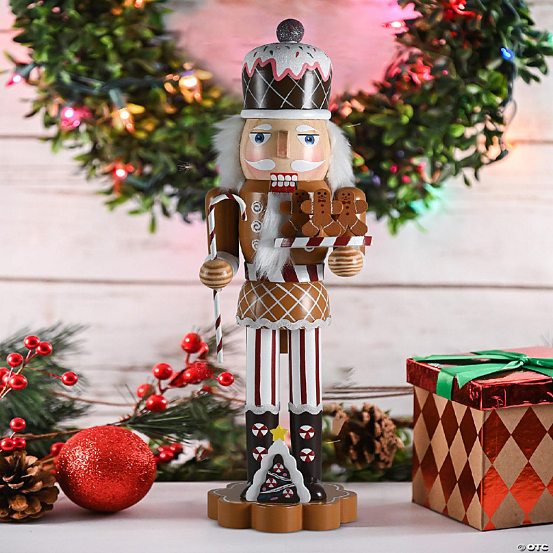 Candyland Gingerbread Nutcracker | Oriental Trading