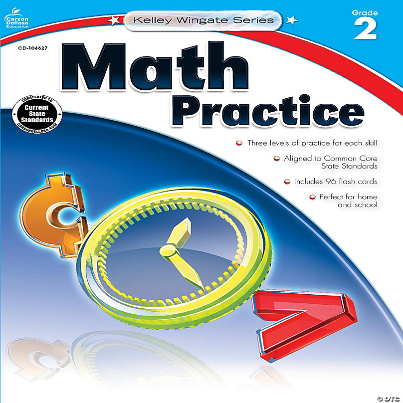 Carson Dellosa Math Practice, Grade 2 Workbook | Oriental Trading