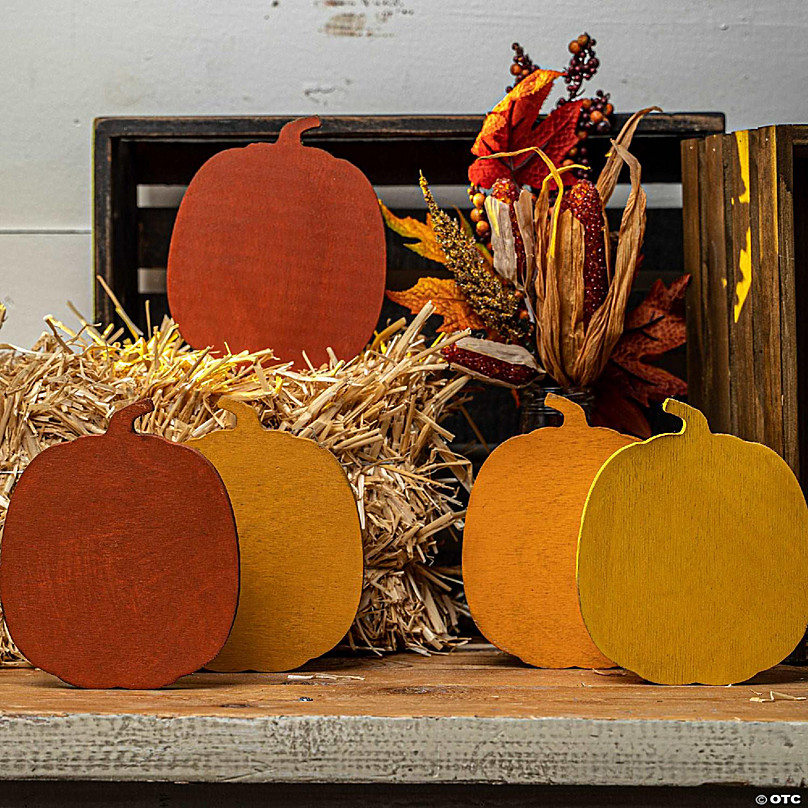 Chunky Shape - Pumpkin 4pc | Oriental Trading