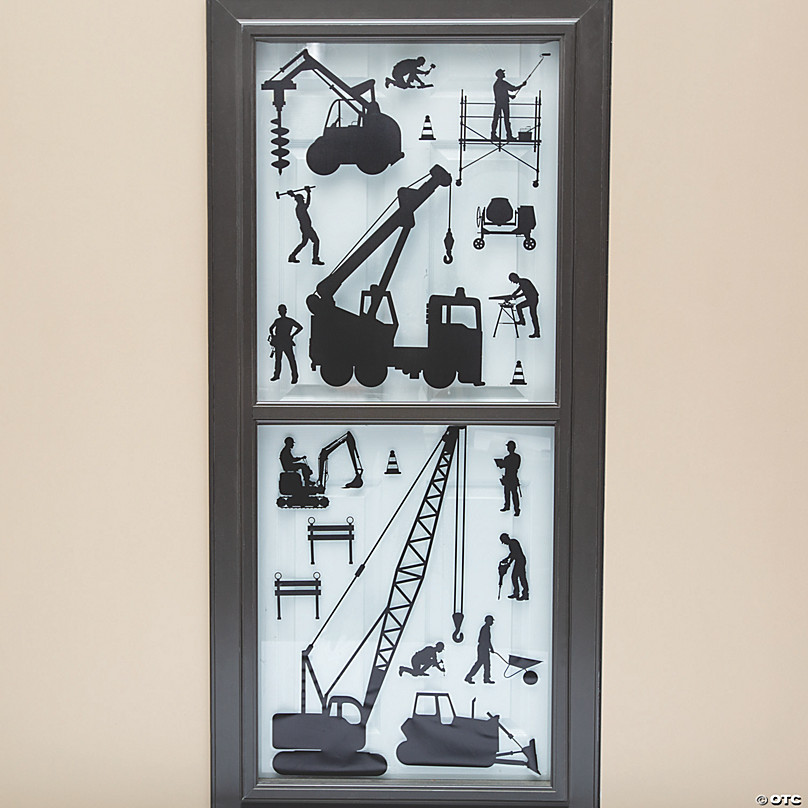 Construction Window Clings - 2 Pc. | Oriental Trading