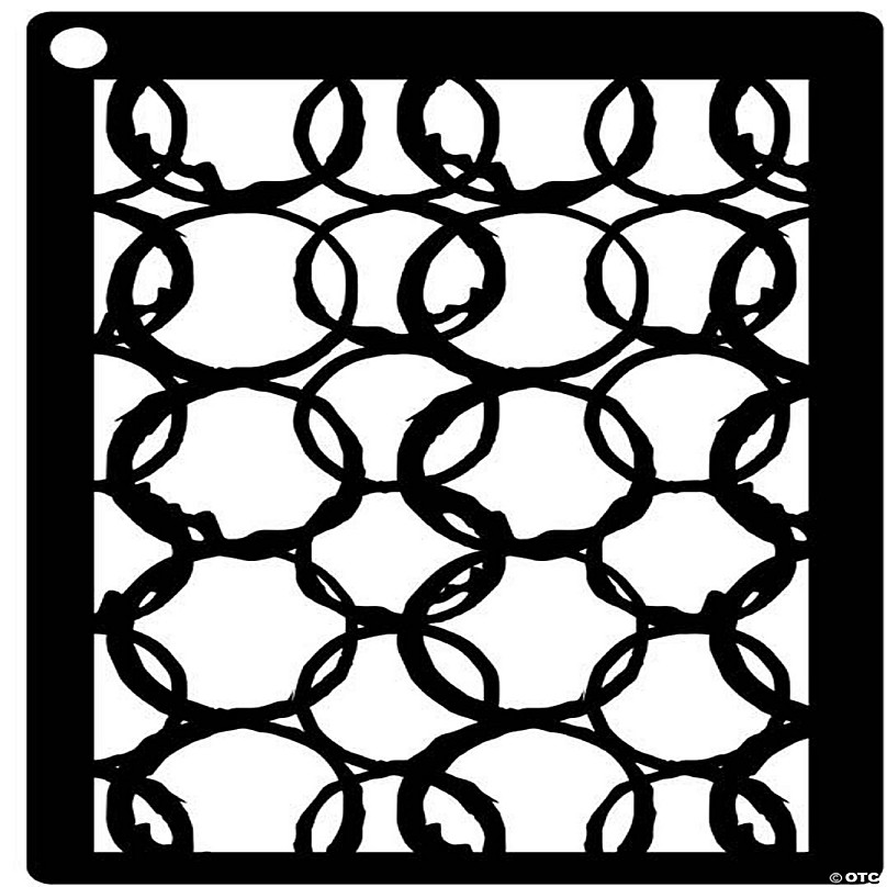 Creative Expressions Mini Stencil Interlocking Circles