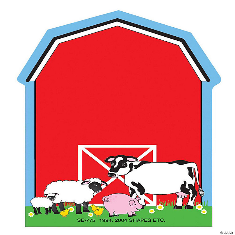 Creative Shapes Etc. - Mini Notepad - Barn | Oriental Trading