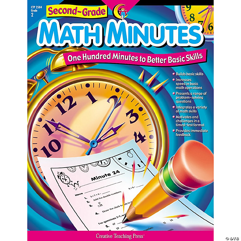 Creative Teaching Press Math Minutes Book, Grade 2 | Oriental Trading