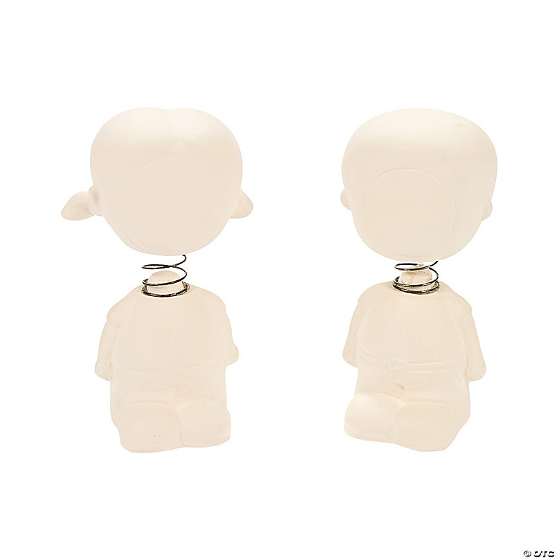 DIY Ceramic Bobblehead Frames - 12 Pc. | Oriental Trading
