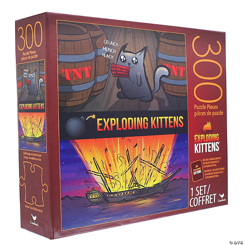 Exploding Kittens TNT 300 Piece Jigsaw Puzzle | Oriental Trading