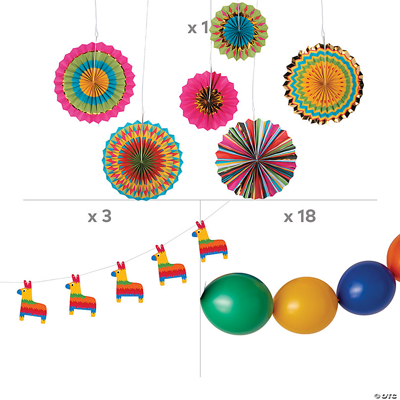 Fiesta Decorating Kit - 27 Pc. | Oriental Trading