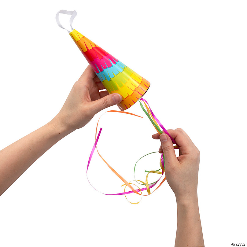 Fiesta Streamers String Pull Cones - 6 Pc. | Oriental Trading