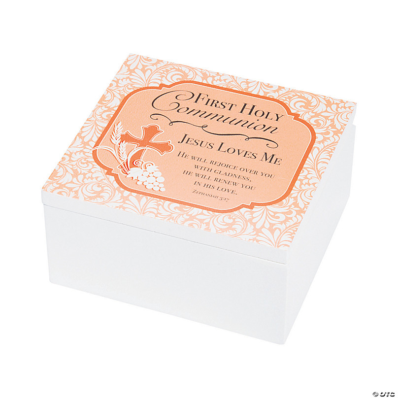 First Holy Communion Keepsake Box | Oriental Trading