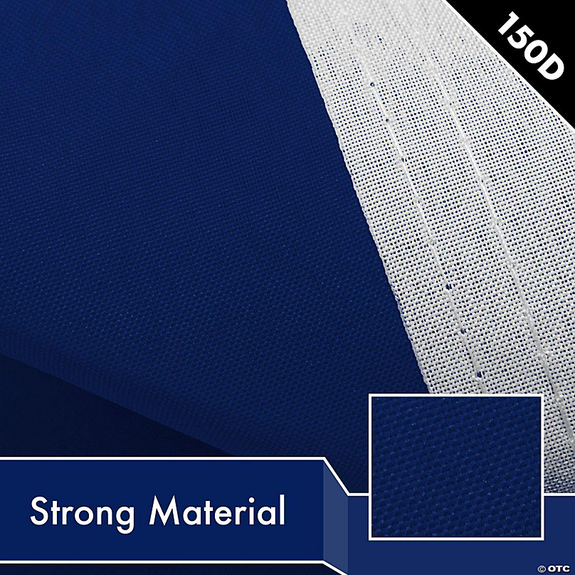 G128 - Solid Blue Color Flag 3x5FT 5 Pack Printed 150D Polyester ...