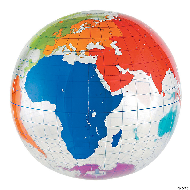 Inflatable Labeling Globe | Oriental Trading
